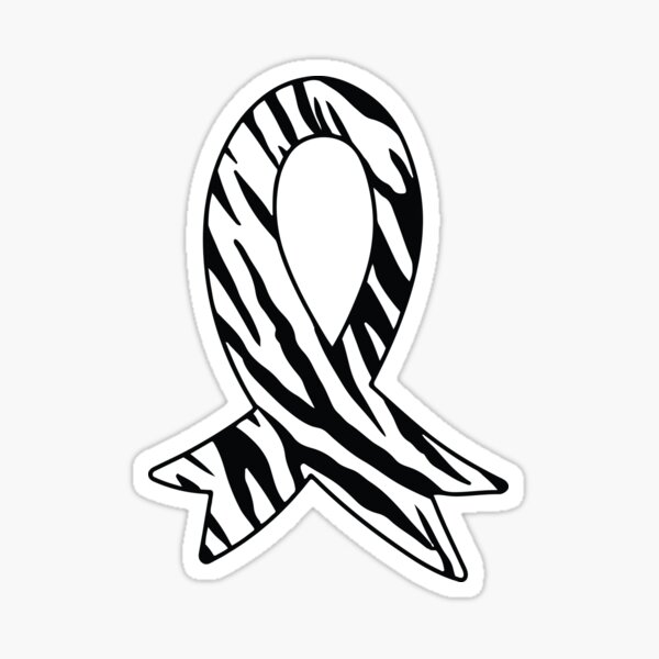 "Zebra Awareness Ribbon-November Cancer Awareness Month-Carcinoid ...