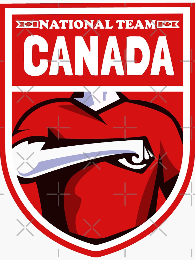 "Canada National Team Logo" Sticker for Sale by Salukeart | Redbubble