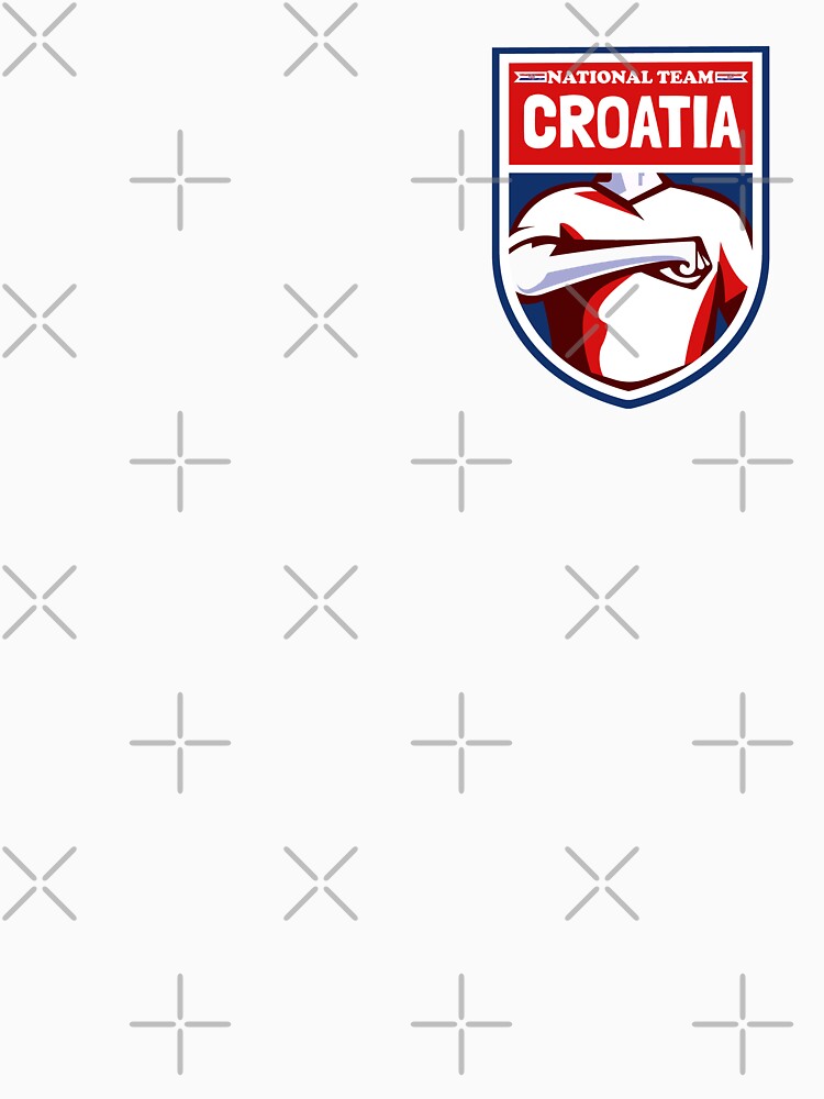 "Croatia National Team Logo" T-shirt for Sale by Salukeart | Redbubble ...