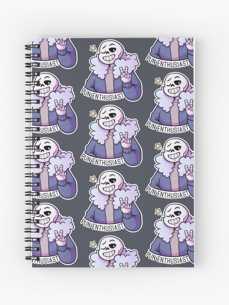 "Sans." Spiral Notebook for Sale by Lockholmes | Redbubble