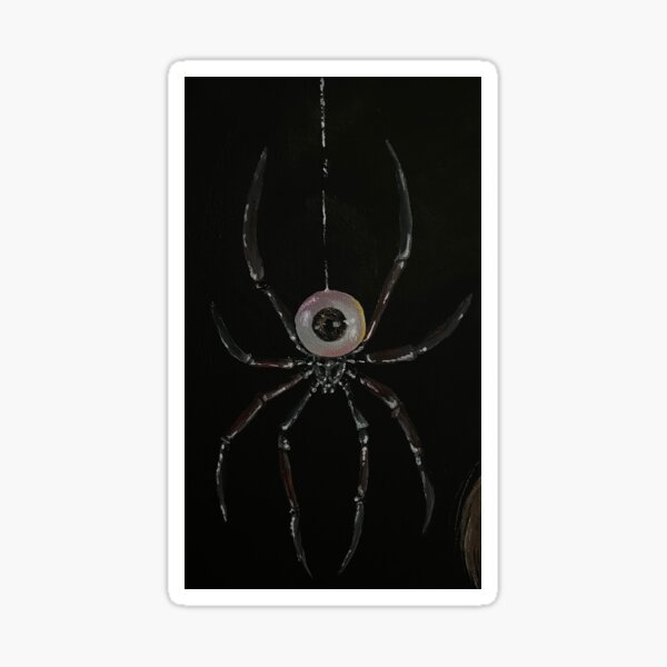 "Eye spider" Sticker for Sale by RaeyaWilhelm | Redbubble