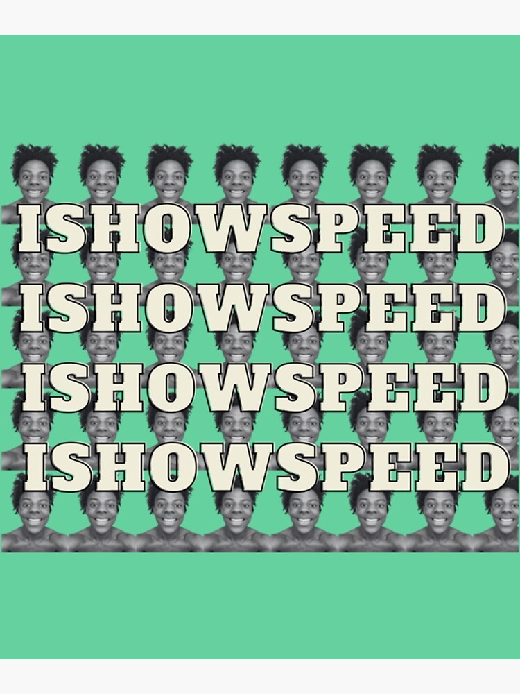 "Ishowspeed talking ben " Poster for Sale by VernieHowell | Redbubble