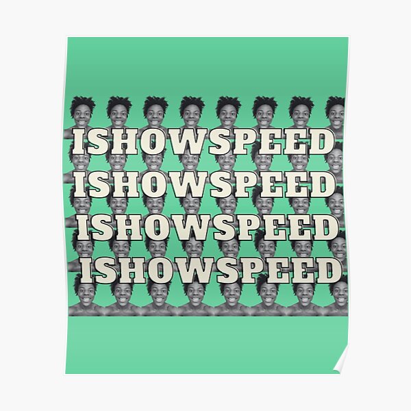 "Ishowspeed talking ben " Poster for Sale by VernieHowell | Redbubble