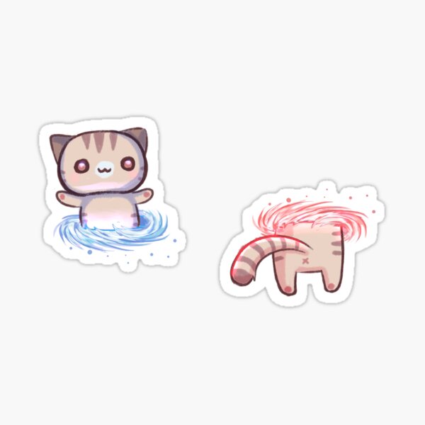 "Portal cat" Sticker for Sale by MaverSterling | Redbubble