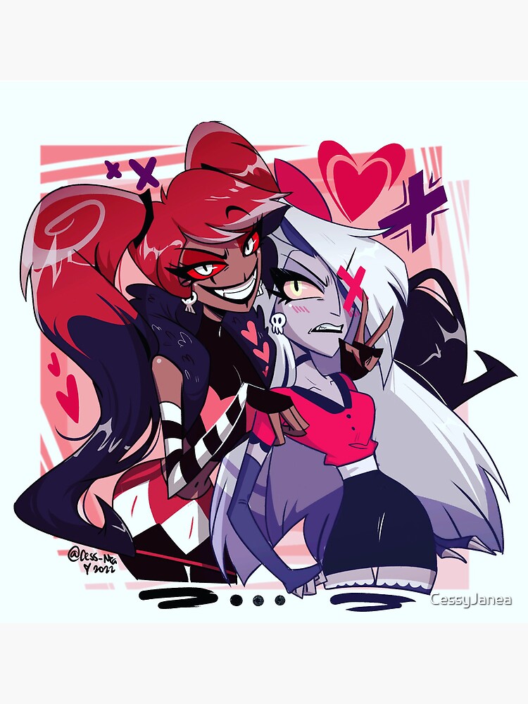 "Velvette X Vaggie Fanart " Poster for Sale by CessyJanea | Redbubble