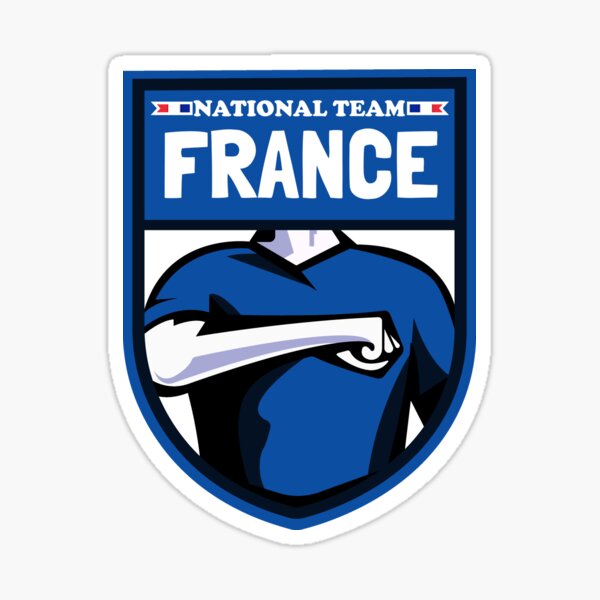 "France National Team Logo" Sticker for Sale by Salukeart | Redbubble