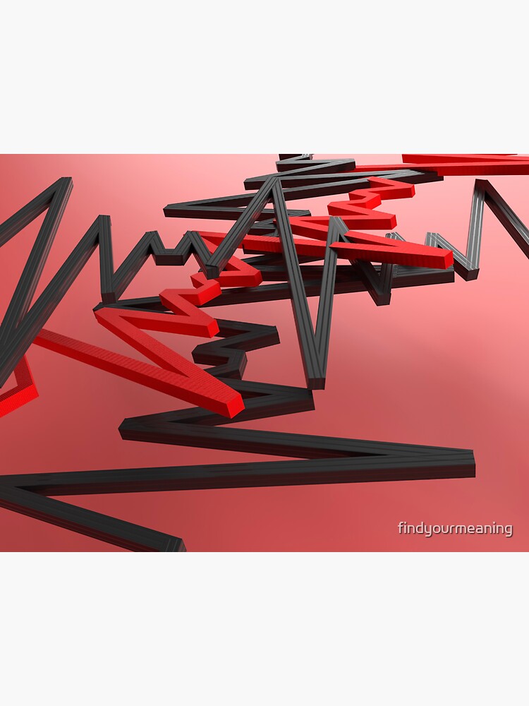 "Stages of Grief: Anger" Sticker for Sale by findyourmeaning | Redbubble