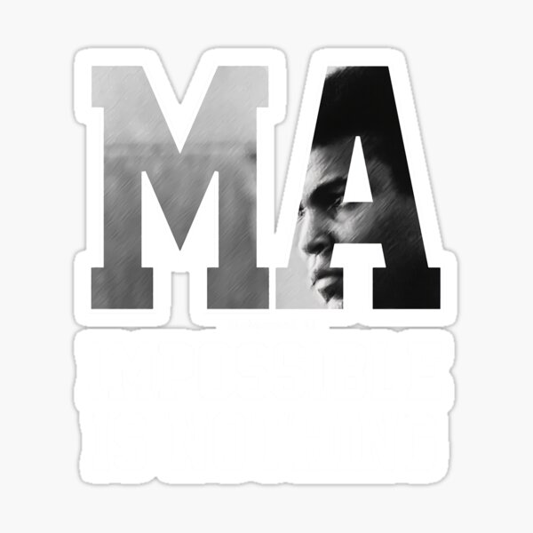 "Muhammad Ali" Sticker for Sale by habelsto | Redbubble