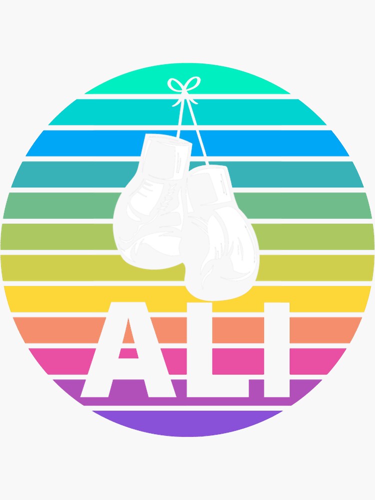 "Muhammad Ali" Sticker for Sale by baralbove | Redbubble