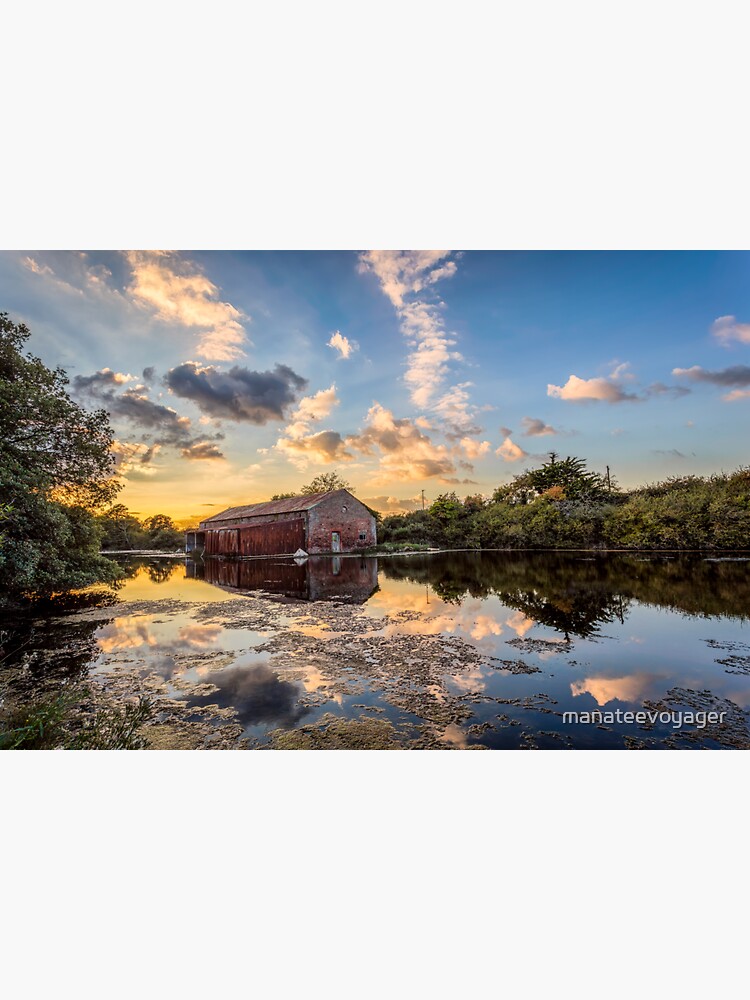 "Bembridge Lagoons Boatshed" Sticker for Sale by manateevoyager | Redbubble