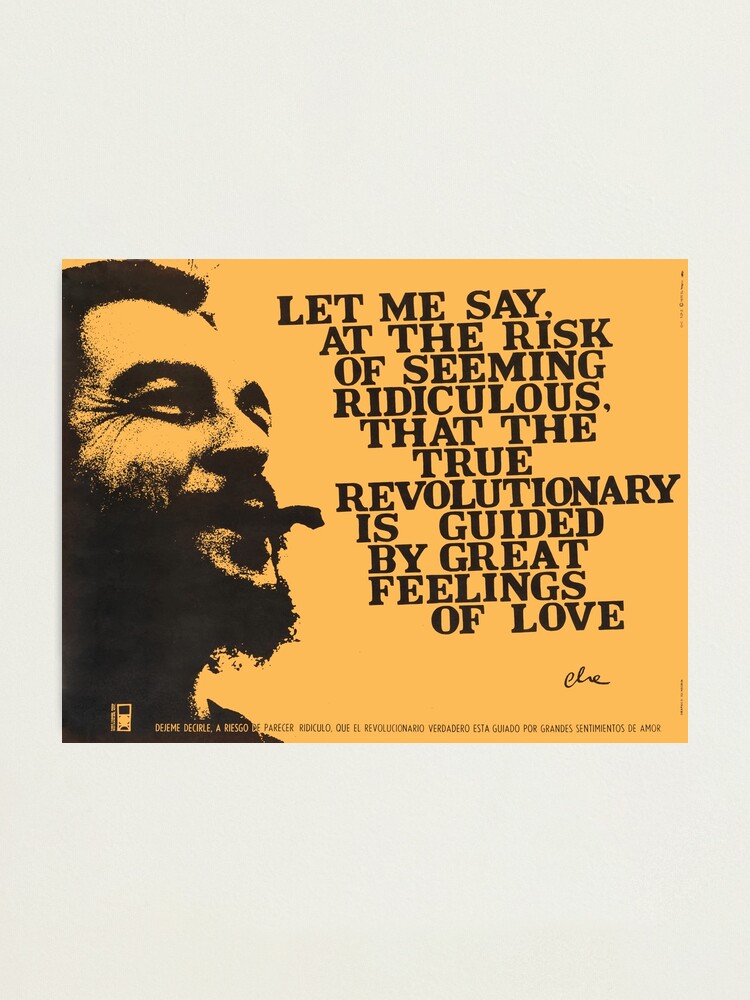 Lámina fotográfica «"Déjame decir, a riesgo de parecer ridículo, que el ...