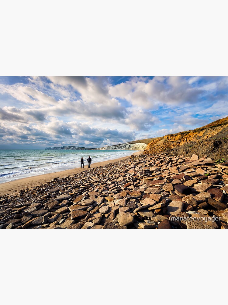 "Compton Bay Beach Isle Of Wight" Sticker by manateevoyager | Redbubble