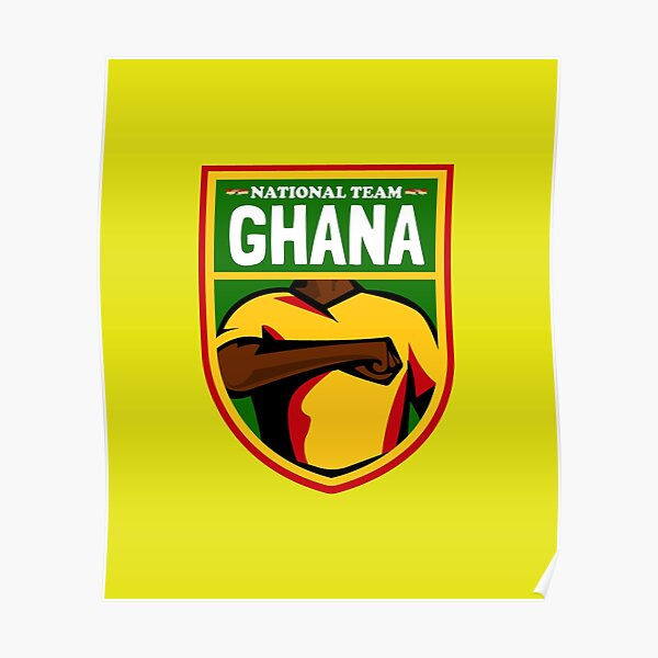 "Ghana National Team Logo" Poster for Sale by Salukeart | Redbubble