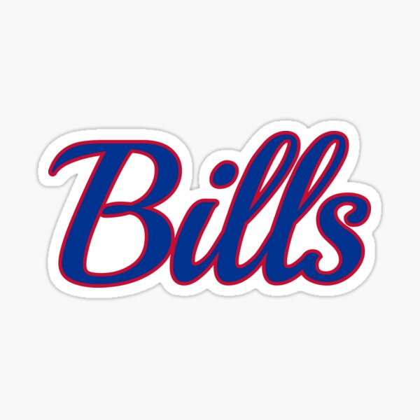 "Bills" Sticker for Sale by sabinako | Redbubble