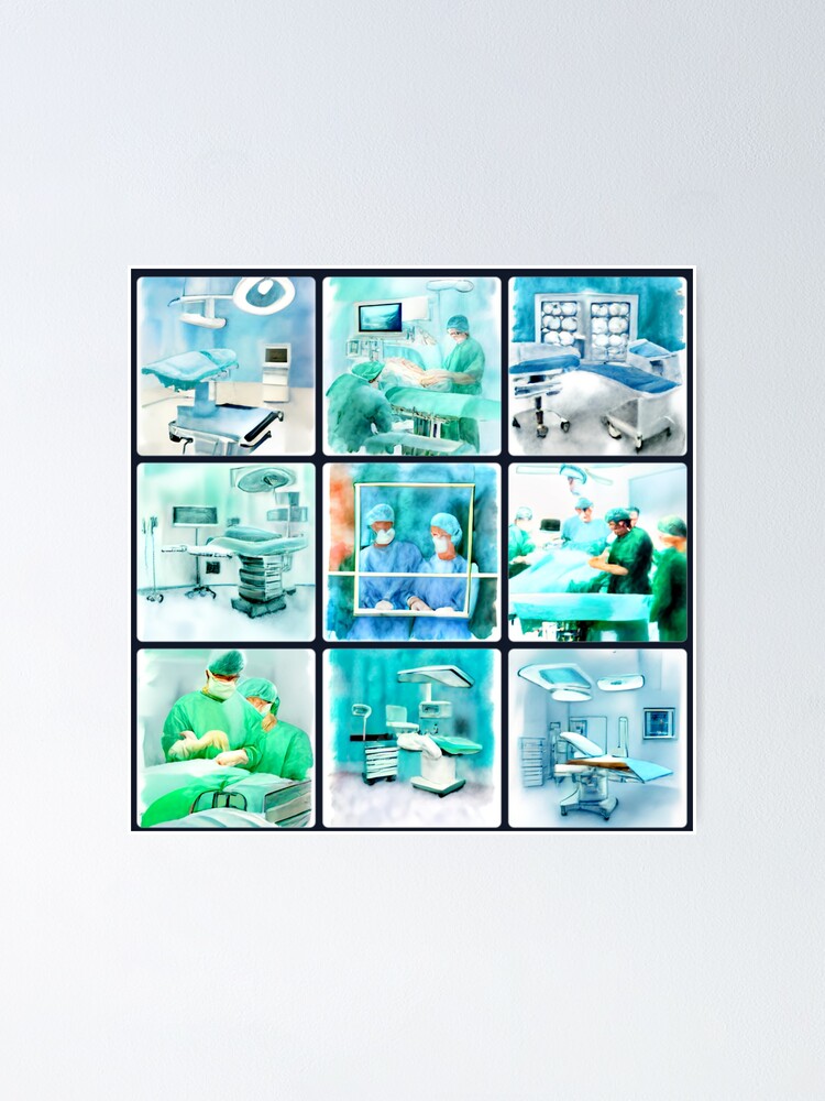 "Operating Room Nurses / Operating Rooms / Hospitals art" Poster for ...