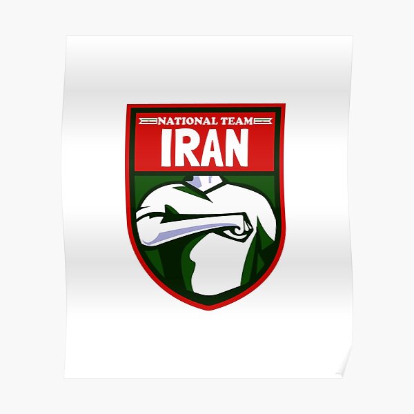 "Iran National Team Logo" Poster for Sale by Salukeart | Redbubble