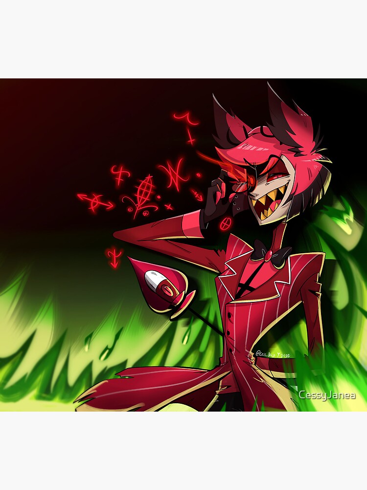 "Alastor Fanart" Art Print for Sale by CessyJanea | Redbubble