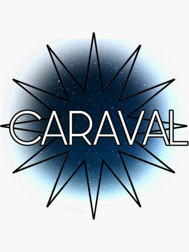 "Caraval " Sticker for Sale by Inkandmadnes | Redbubble