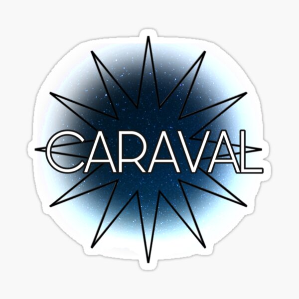 "Caraval " Sticker for Sale by Inkandmadnes | Redbubble