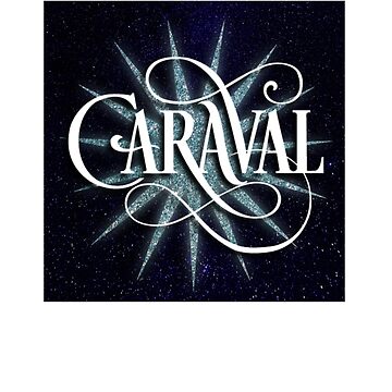 "Caraval Book Cover " Sticker for Sale by Inkandmadnes | Redbubble