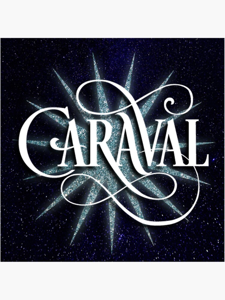 "Caraval Book Cover " Sticker for Sale by Inkandmadnes | Redbubble