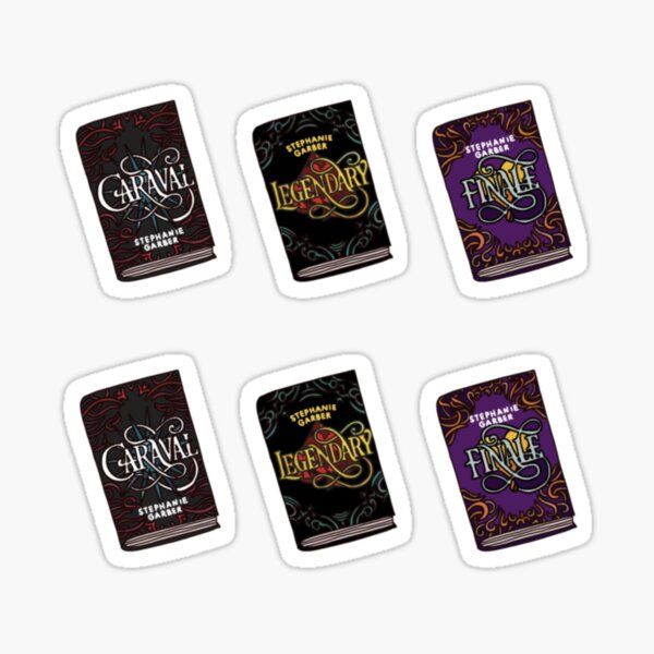 "Caraval books " Sticker for Sale by Inkandmadnes | Redbubble