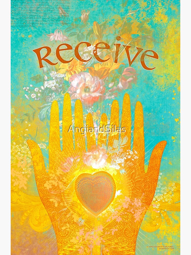 "Receive" Poster for Sale by AngiandSilas | Redbubble