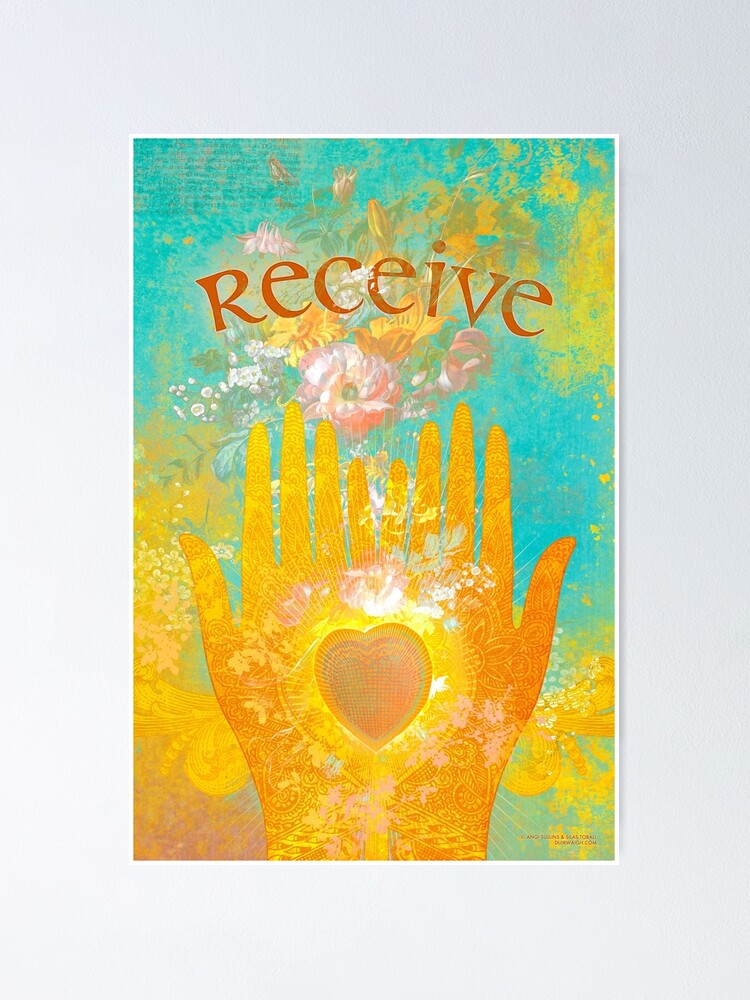 "Receive" Poster for Sale by AngiandSilas | Redbubble