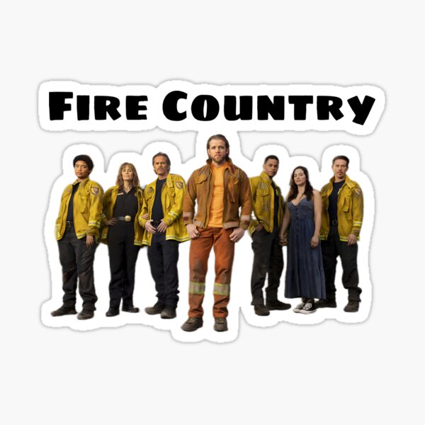 "Fire Country" Sticker for Sale by PhoenixAD | Redbubble