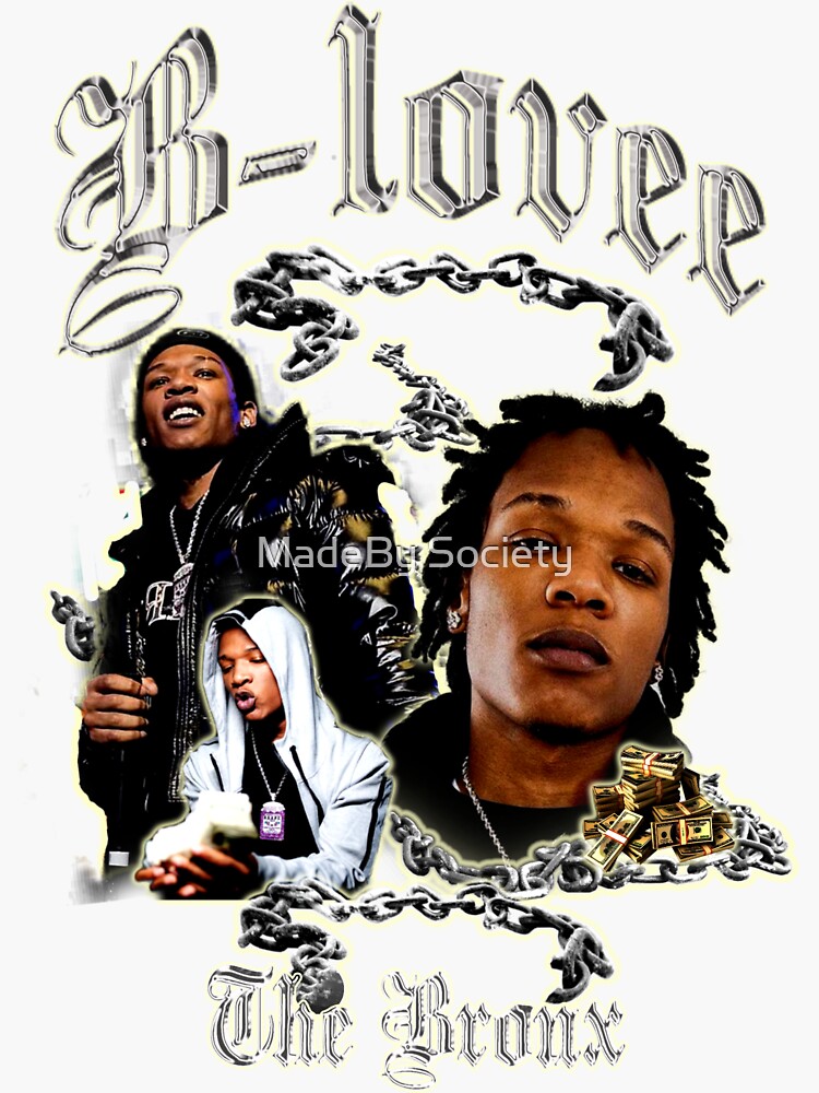 "Unchained B-LOVEE graphic Bootleg Design" Sticker for Sale by MadeBy ...