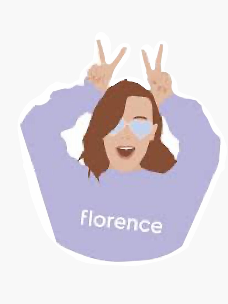 "Millie Bobby brown Florence by mills " Sticker for Sale by SandyRatke ...