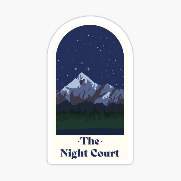 "Night Court Sticker" Sticker for Sale by StarlightByM | Redbubble