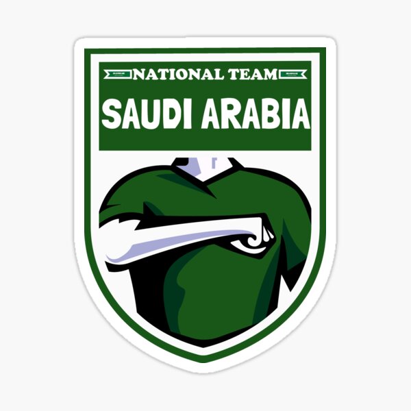 "Saudi Arabia National Team Logo" Sticker for Sale by Salukeart | Redbubble