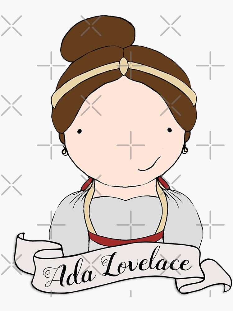 "Ada Lovelace" Sticker by mimiboo | Redbubble