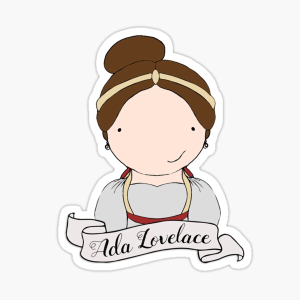"Ada Lovelace" Sticker by mimiboo | Redbubble