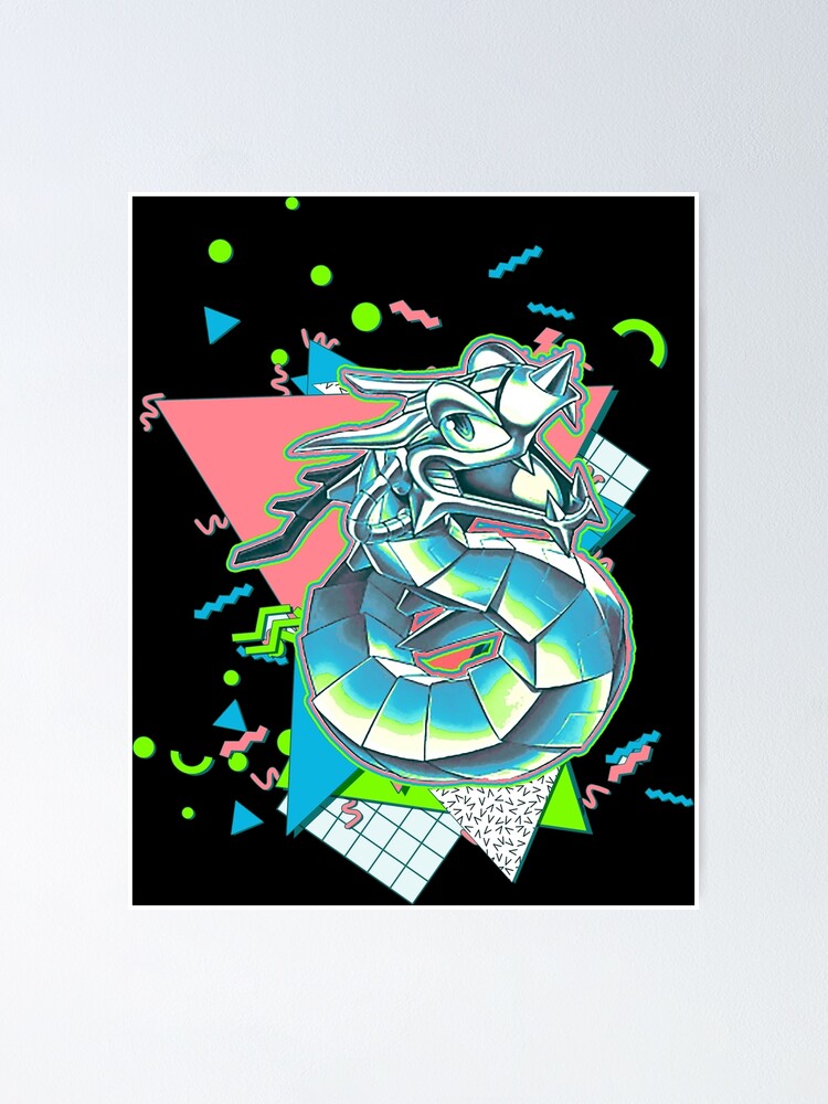 "Toon Cyber Dragon *90s graphic design*" Poster for Sale by Carryneon ...
