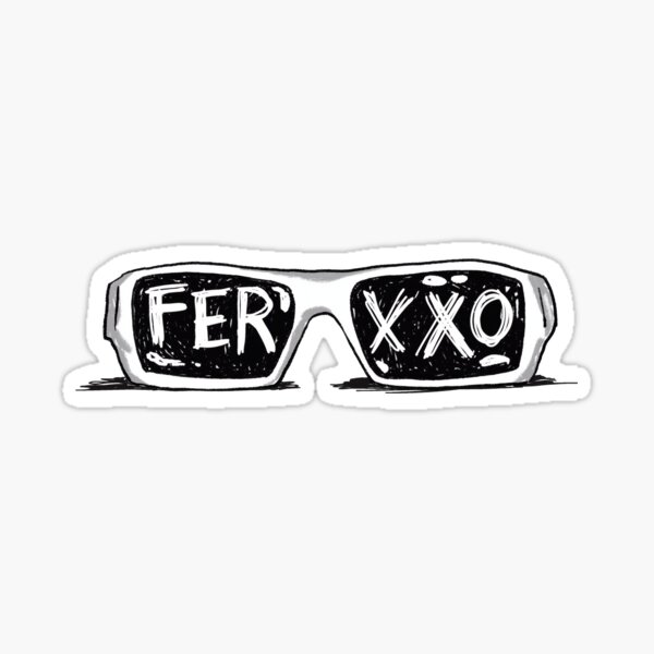 Pegatina «Gafas Ferxxo» de ElshowdeSamuel | Redbubble