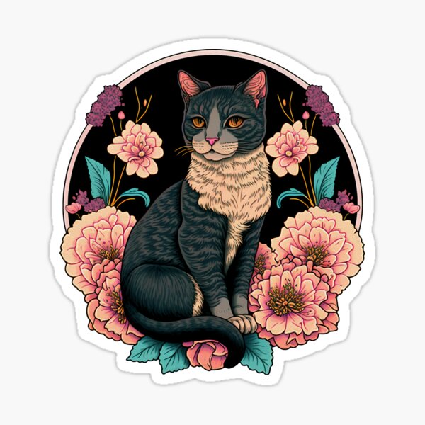 "Nala and Flowers" Sticker for Sale by SirSkeletonKey | Redbubble