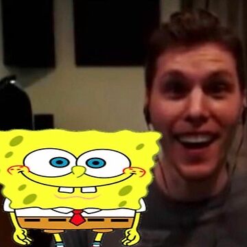 "Jerma Spongebob" Sticker for Sale by Wesoley | Redbubble