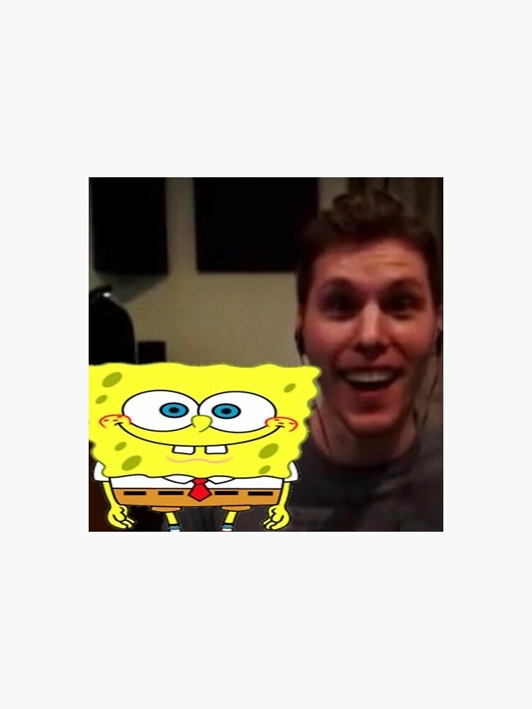 "Jerma Spongebob" Sticker for Sale by Wesoley | Redbubble