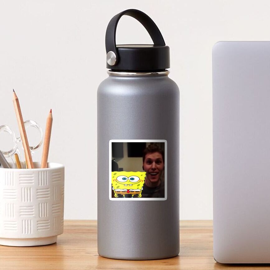 "Jerma Spongebob" Sticker for Sale by Wesoley | Redbubble