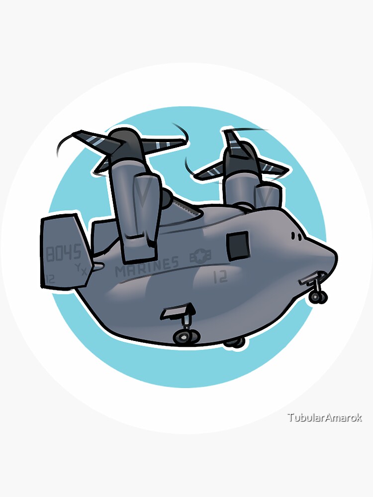"V-22 Osprey" Sticker for Sale by TubularAmarok | Redbubble
