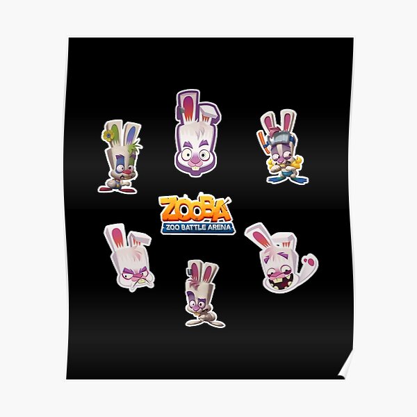 "Zooba Zoo Battle Arena" Poster for Sale by mikelllibas2 | Redbubble
