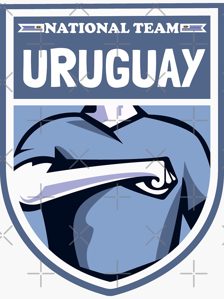 "Uruguay National Team Logo" Sticker for Sale by Salukeart | Redbubble