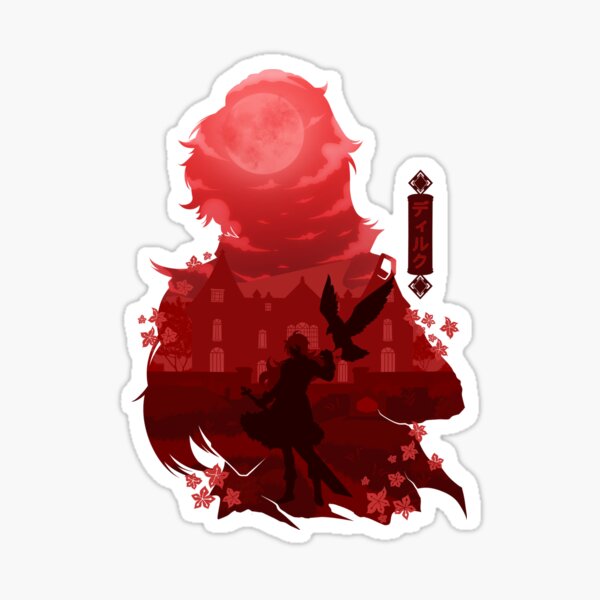 "GENSHIN IMPACT DILUC" Sticker for Sale by Minami14R | Redbubble