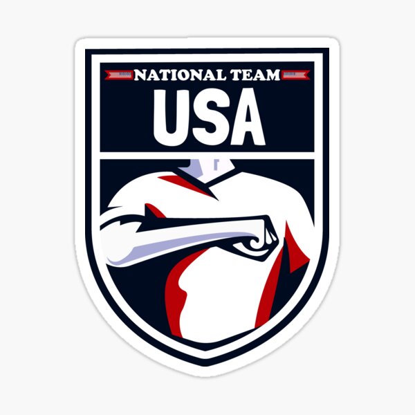 "USA National Team Logo" Sticker for Sale by Salukeart | Redbubble
