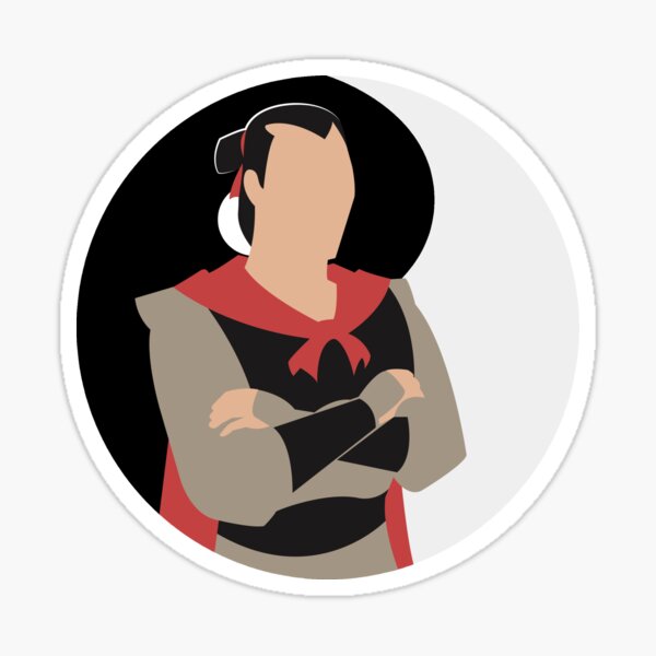 "Li Shang Minimalist" Sticker for Sale by BigDayPascal | Redbubble