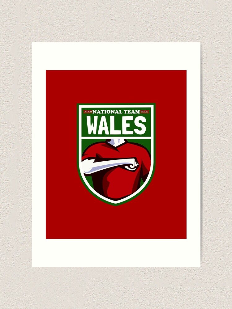 "Wales National Team Logo" Art Print for Sale by Salukeart | Redbubble