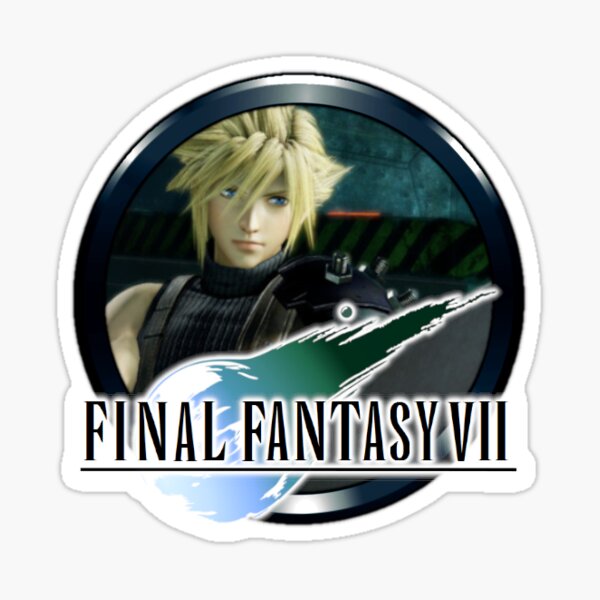"Final Fantasy VII logo" Sticker for Sale by FirzeCrescent | Redbubble