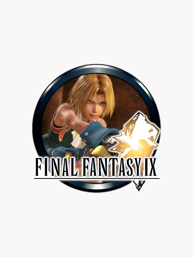 "Final Fantasy IX logo" Sticker by FirzeCrescent | Redbubble